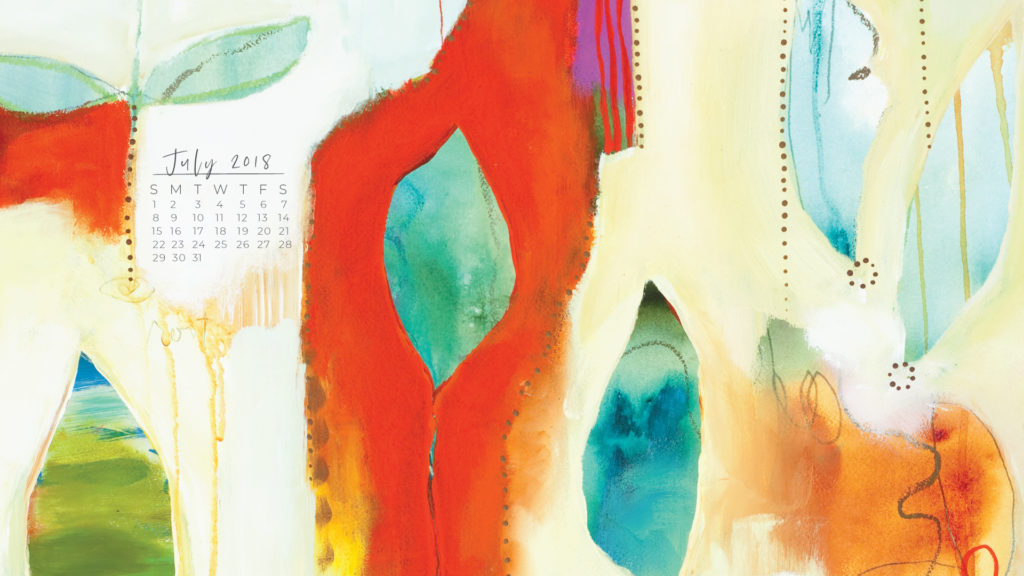 YOUR JULY DESKTOP CALENDAR IS HERE! - Flora Bowley