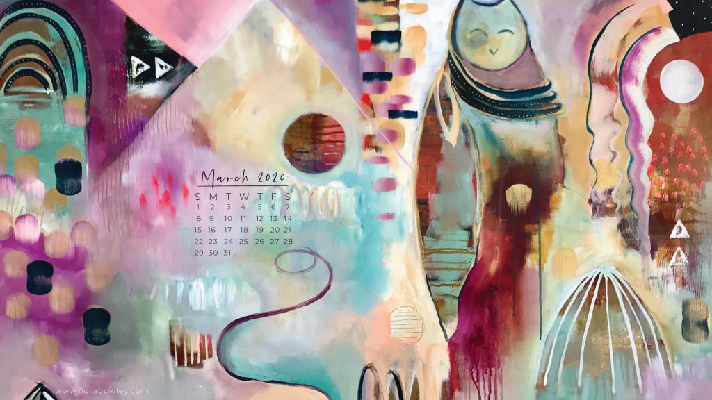 YOUR MARCH DESKTOP CALENDAR IS HERE! - Flora Bowley